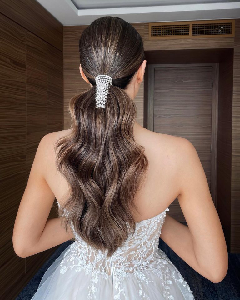 25 Low Ponytail Wedding Hairstyles For Brides And Bridesmaids