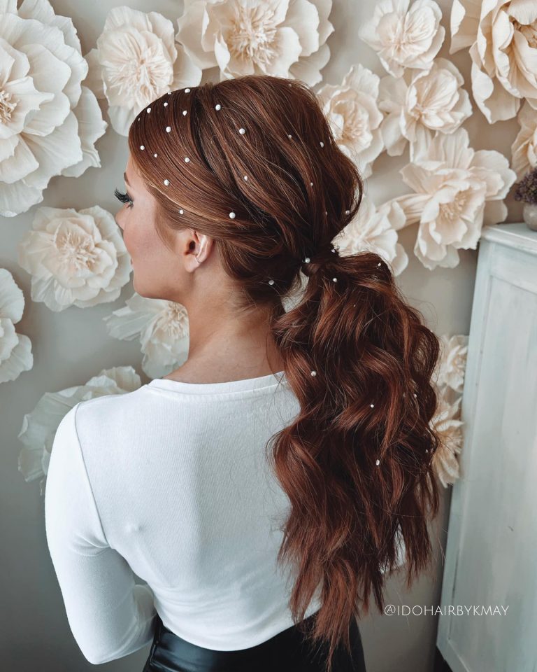 25 Low Ponytail Wedding Hairstyles For Brides And Bridesmaids