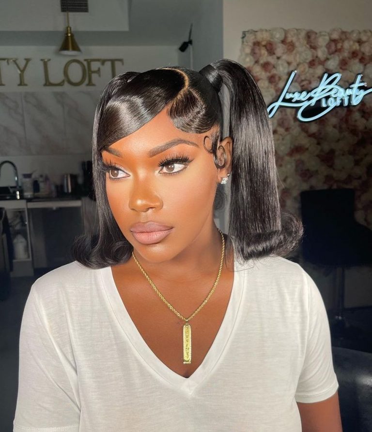 These Two Ponytails With Weave Looks Will Have You Feeling Yourself
