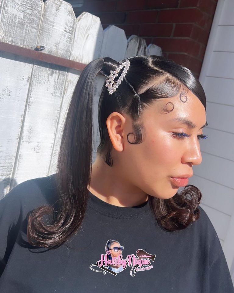 These Two Ponytails With Weave Looks Will Have You Feeling Yourself