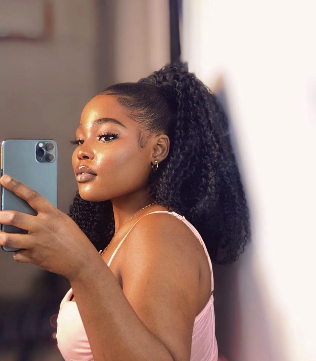 20 High Curly Weave Ponytails That Match Your Hair And Your Vibe
