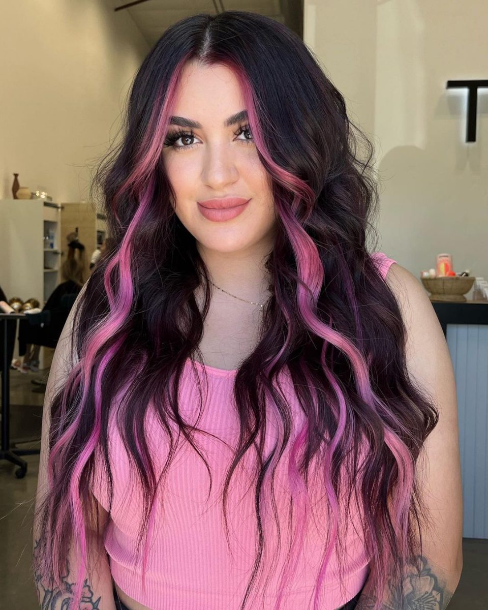 22 maneras de llevar el pelo moreno con la tendencia Money Piece