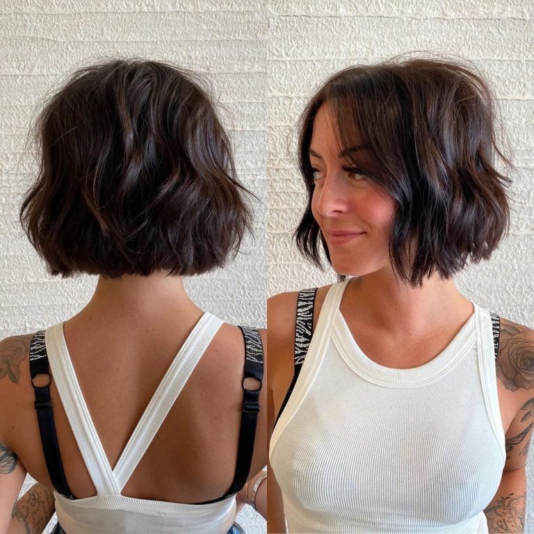 These 19 Choppy Chin-Length Haircuts Are Taking Over Salons