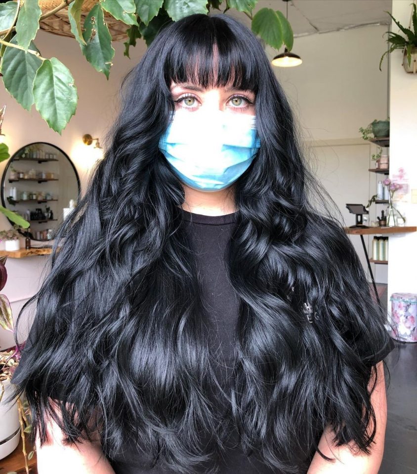 Los colores y peinados más chic para el pelo negro que te convertirán ...