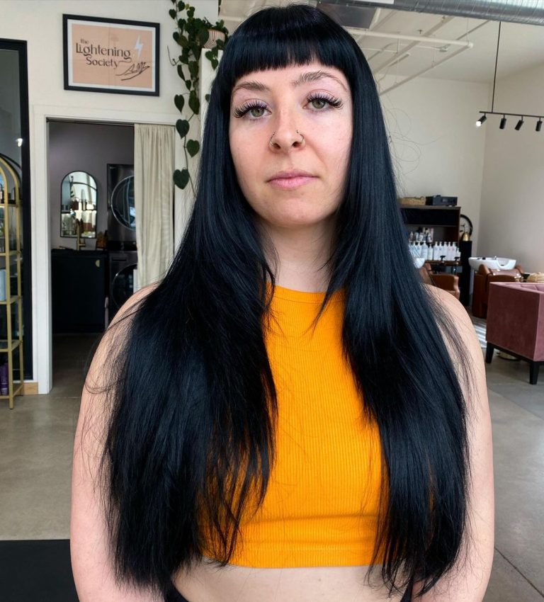 Los colores y peinados más chic para el pelo negro que te convertirán ...