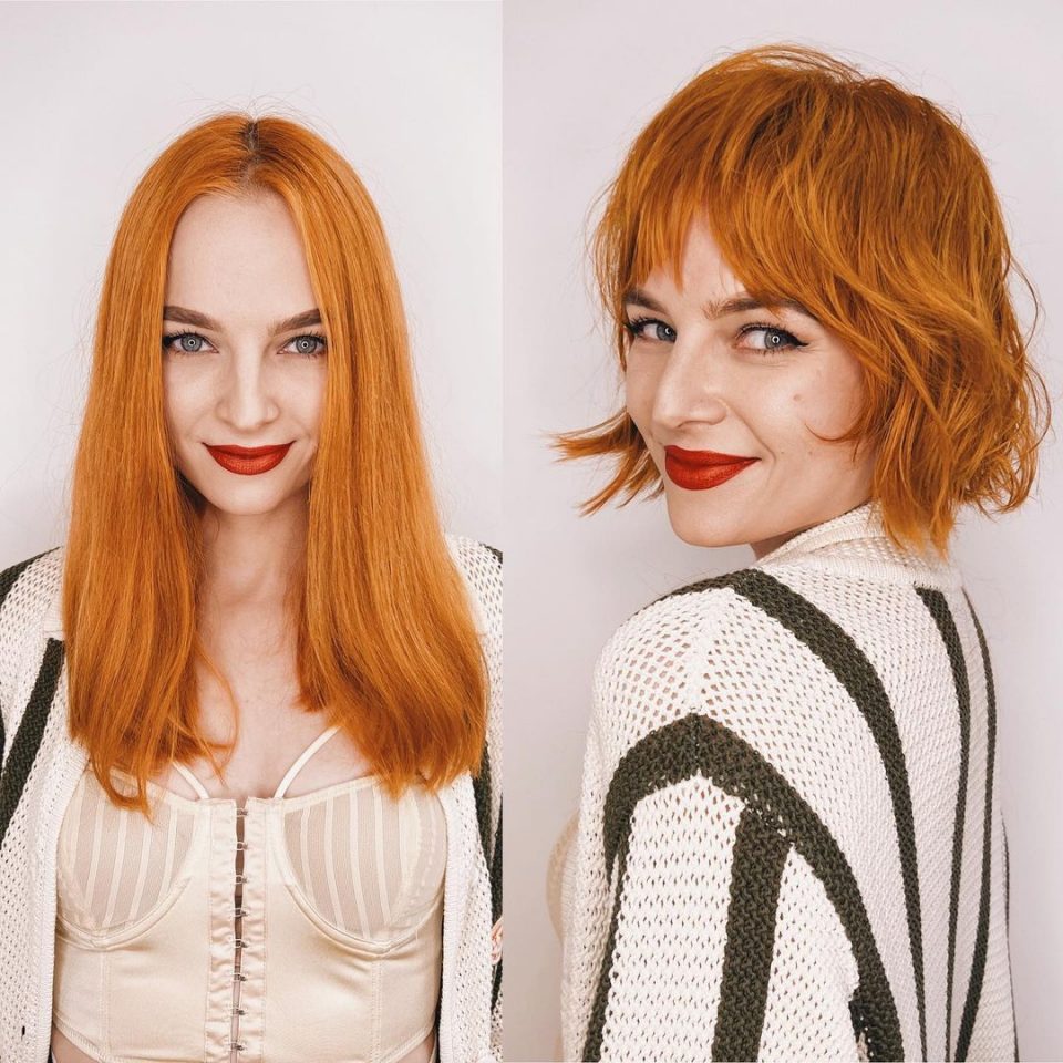 22 looks de pelo ondulado con flequillo que puedes probar hoy mismo