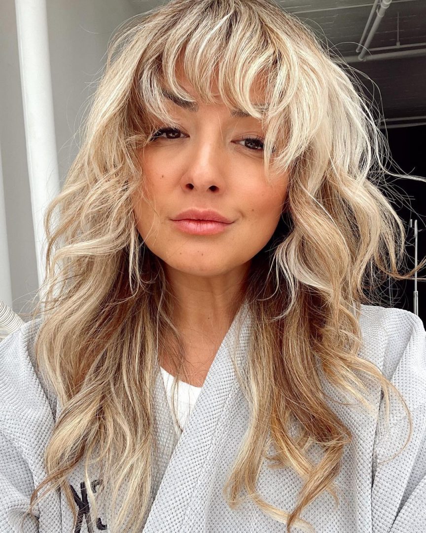 Layered Hair With Bangs Is About To Take The Street Style Scene By Storm