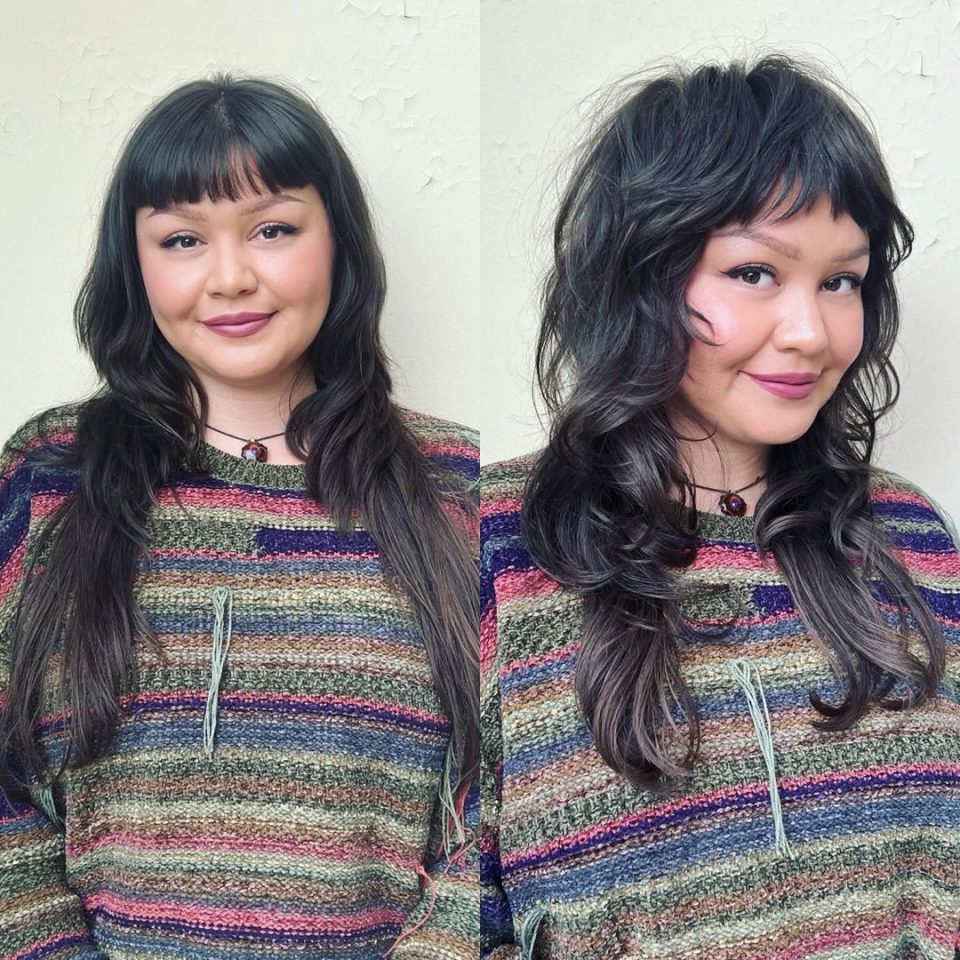 20 Unique Wavy Hair Wolf Cut Looks To Rock In 2025