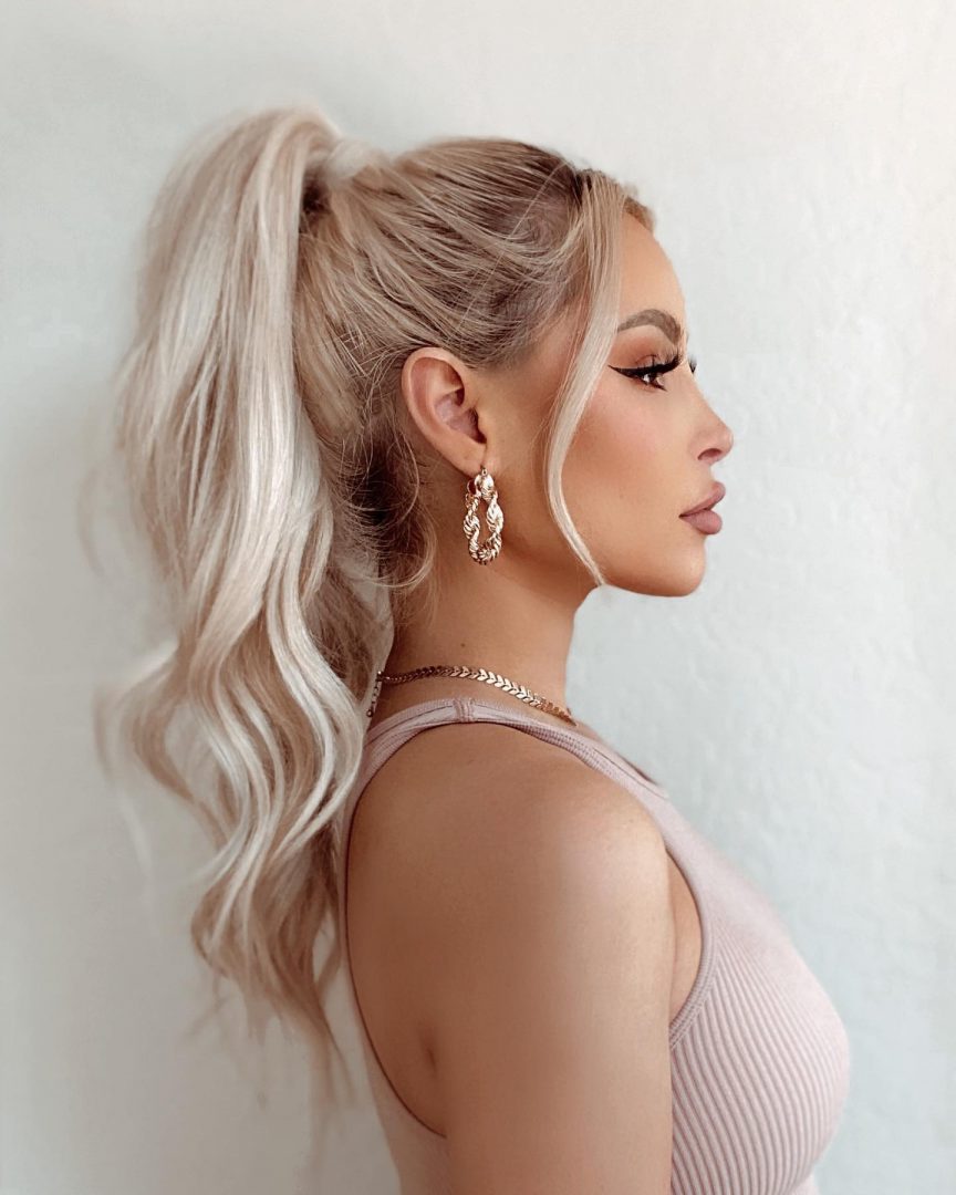 The High Ponytail Is The Hairstyle That's Always Having A Moment