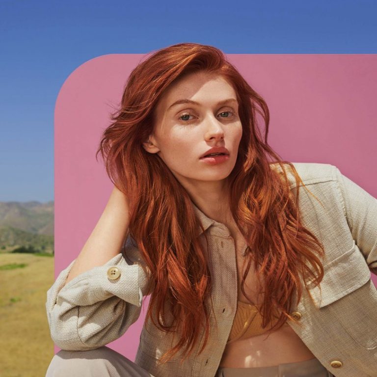 Face-Framing Layers With Side Part Are The Secret To Mega Volume