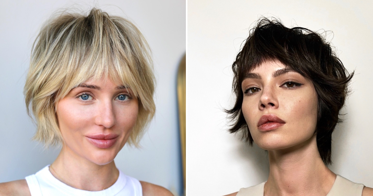 Short Hair With Face-Framing Layers Will Simplify Your Styling Routine