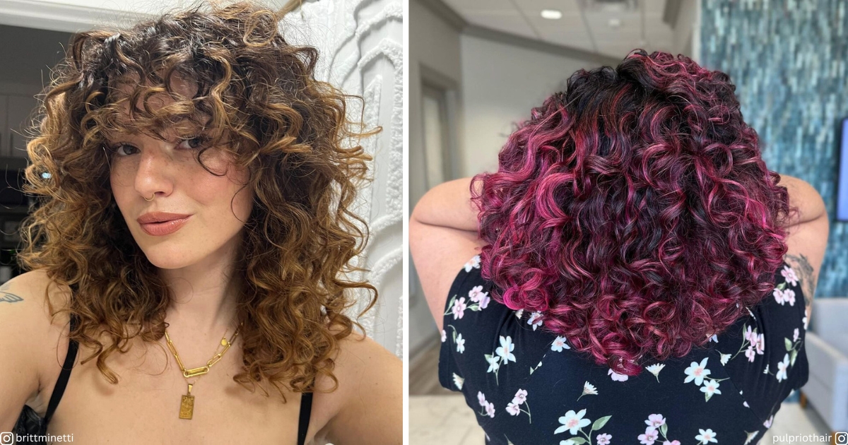 Los 20 mejores cortes de pelo rizado en capas para conseguir volumen y ...