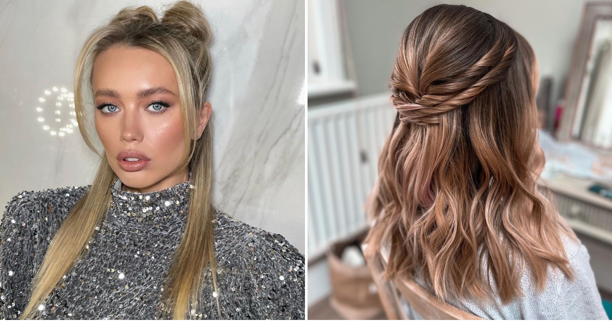 20 Half Updos For Medium-Length Hair You Can Rock Everywhere
