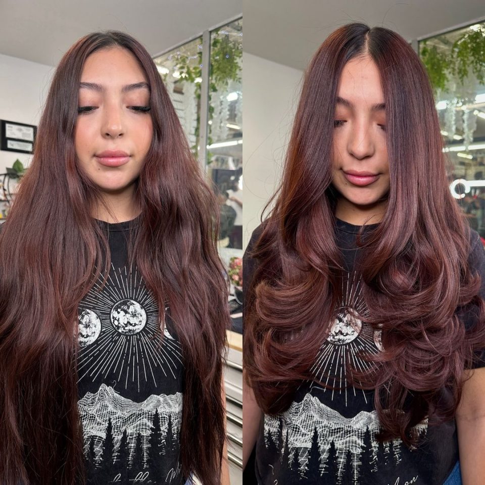 20 Most Flattering Long Layered Haircuts For Round Faces