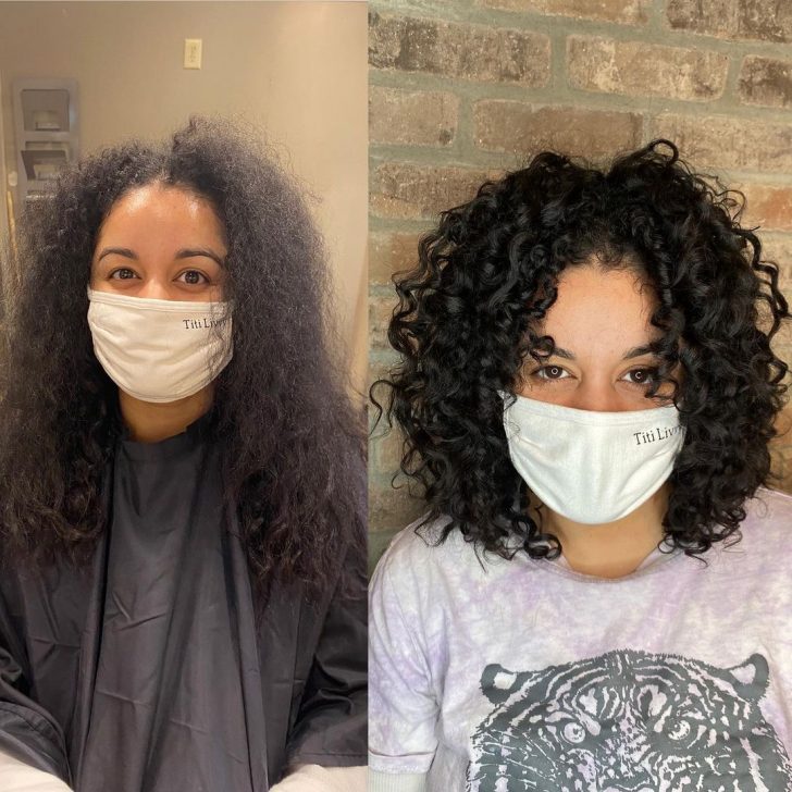 Los 20 mejores cortes de pelo rizado en capas para conseguir volumen y ...