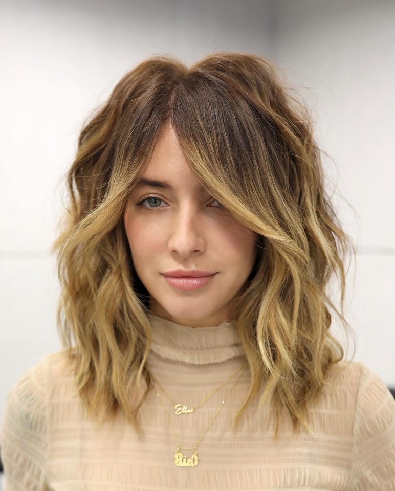 Prepare To See The Layered Lob Cut Everywhere This Year