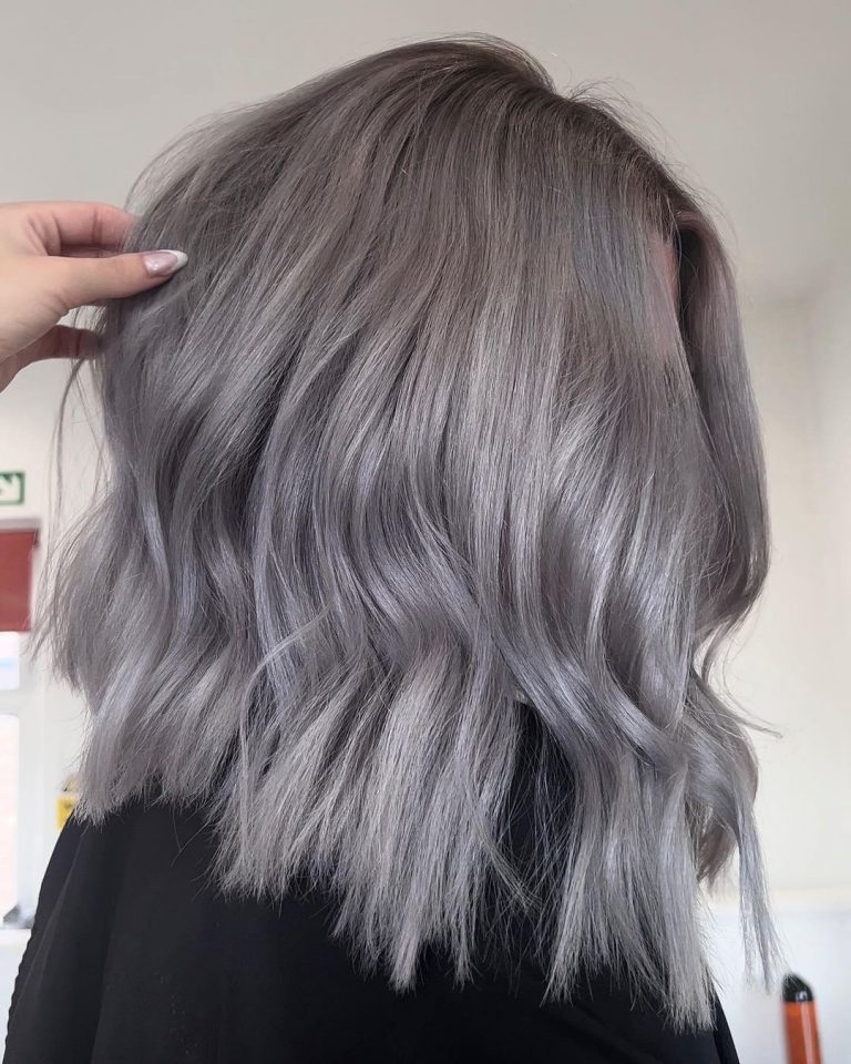 Silver Hair Color Is Blowing Up Again And Here's How To Wear It