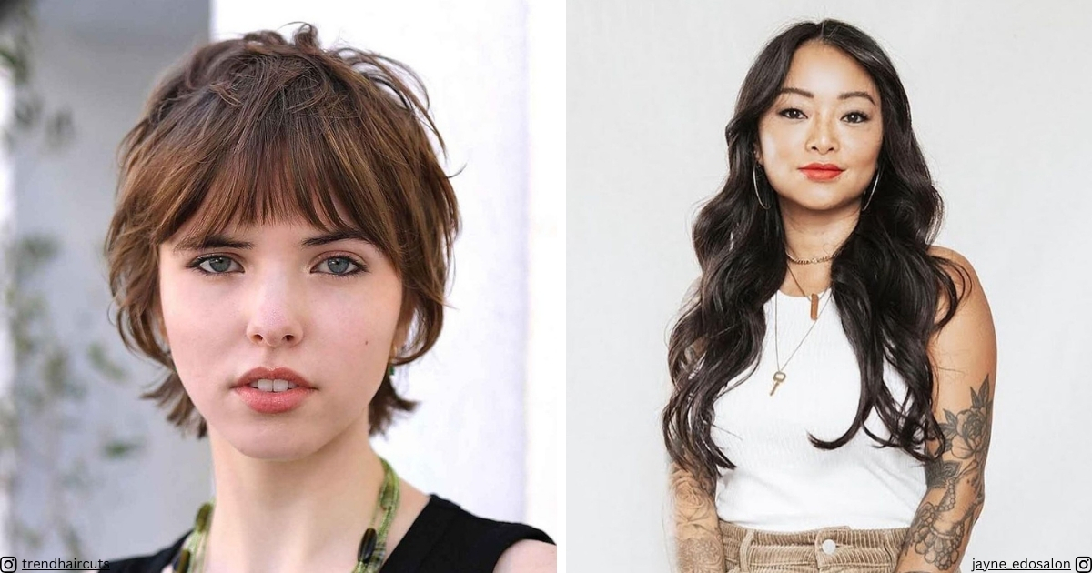 Top 20 Most Flattering Haircuts For Round Faces