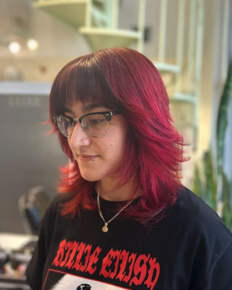 22 Dyed Wolf Cuts To Add A Pop Of Color To Your Style