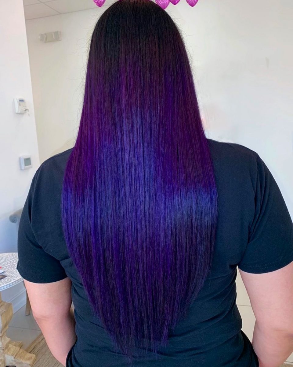 Mesmerizing Midnight Purple Hair Styles Will Be All The Rage This Year
