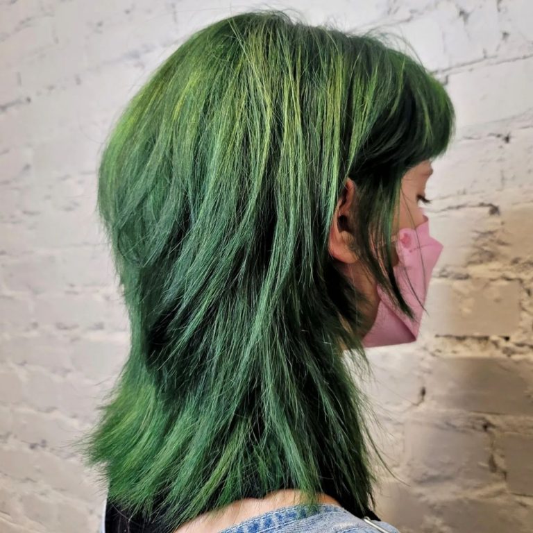 22 Dyed Wolf Cuts To Add A Pop Of Color To Your Style