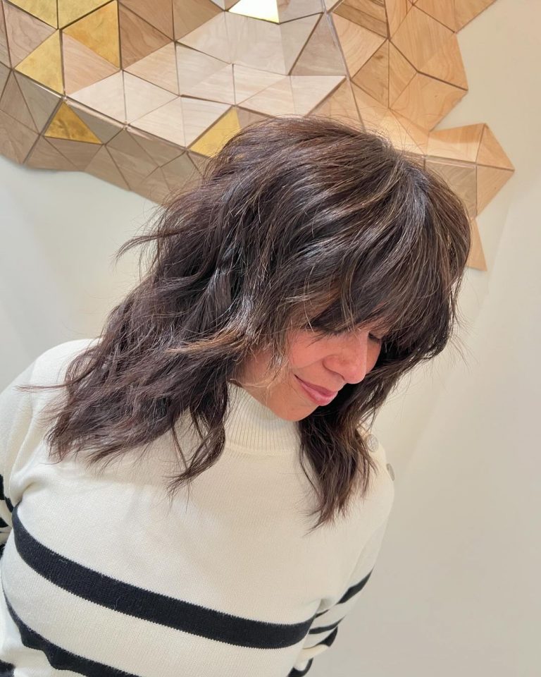 20 Ways To Wear A Bold And Beautiful Wolf Cut With Bangs