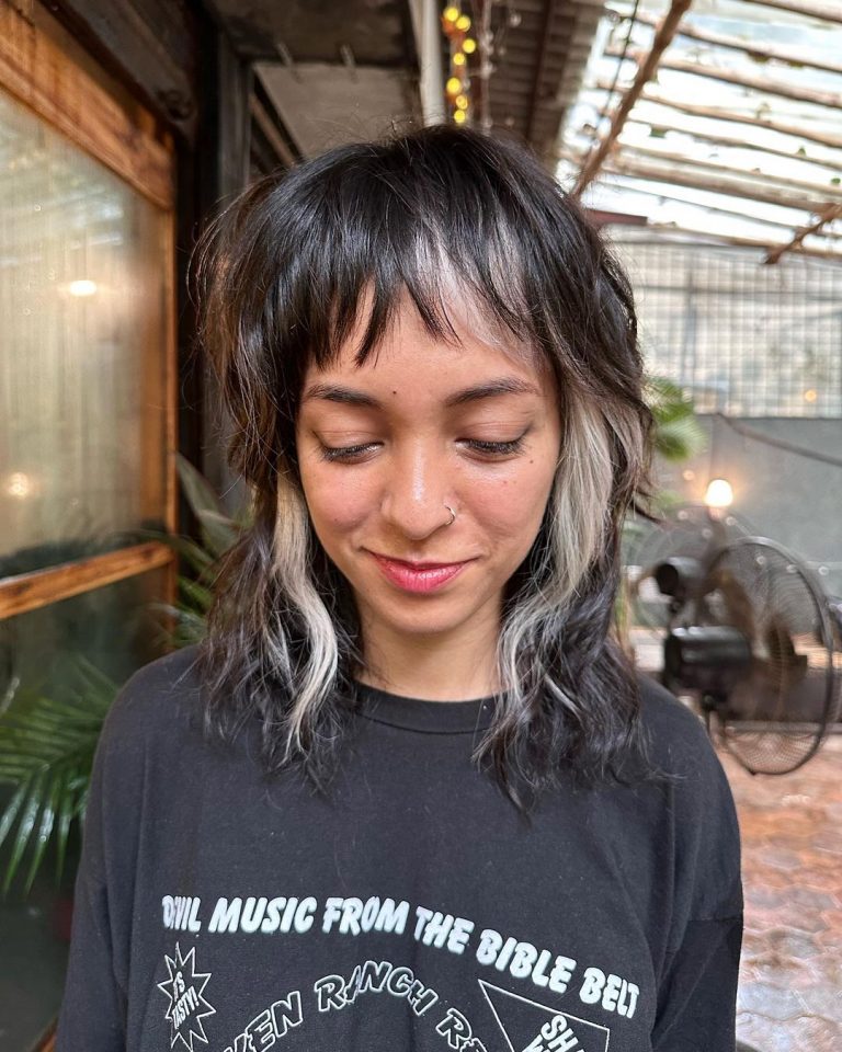 22 Dyed Wolf Cuts To Add A Pop Of Color To Your Style