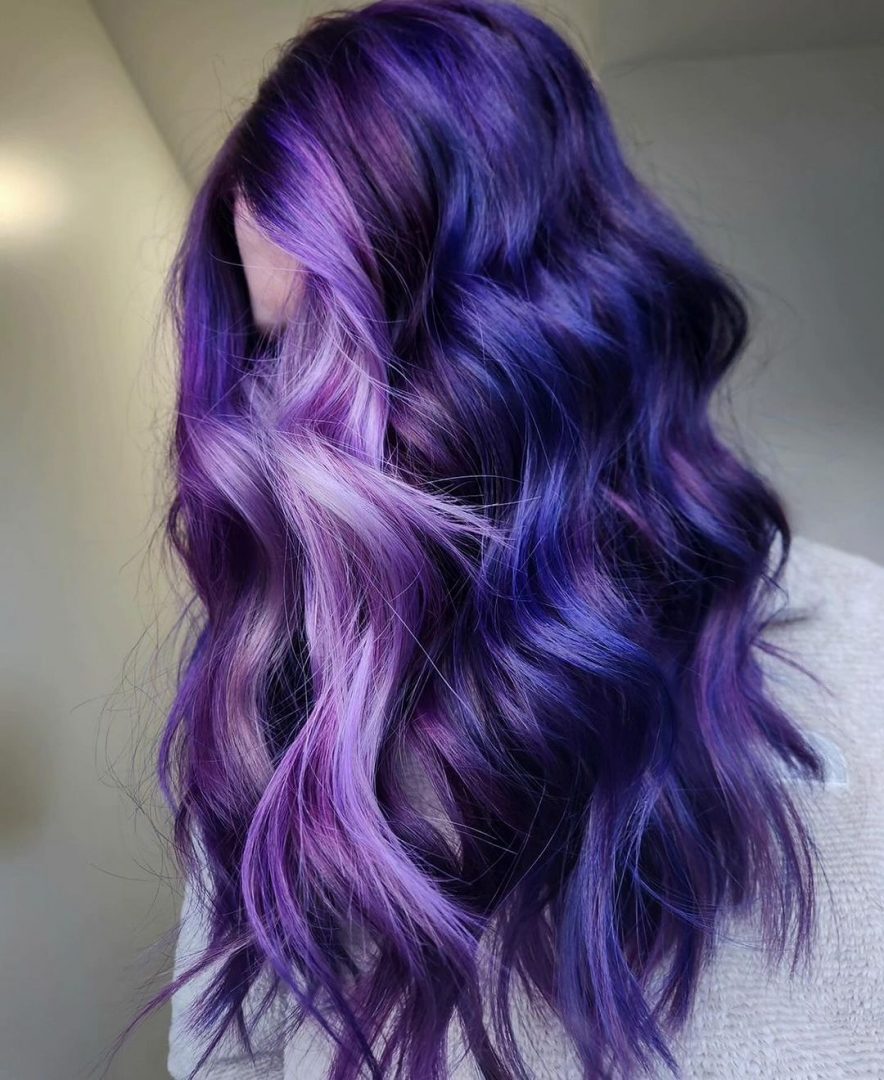 Mesmerizing Midnight Purple Hair Styles Will Be All The Rage This Year