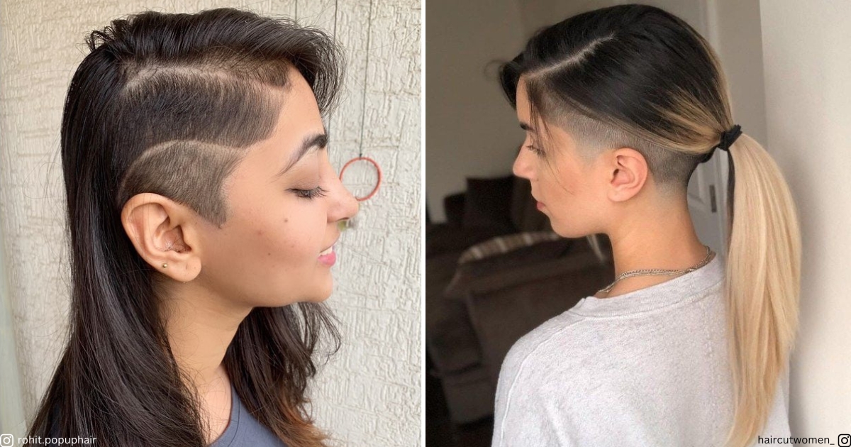 The 20 Coolest Undercut Hairstyles For Women With Long Hair