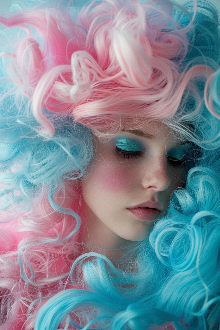 20 Unique Cotton Candy Hair Ideas For A Super Sweet Look