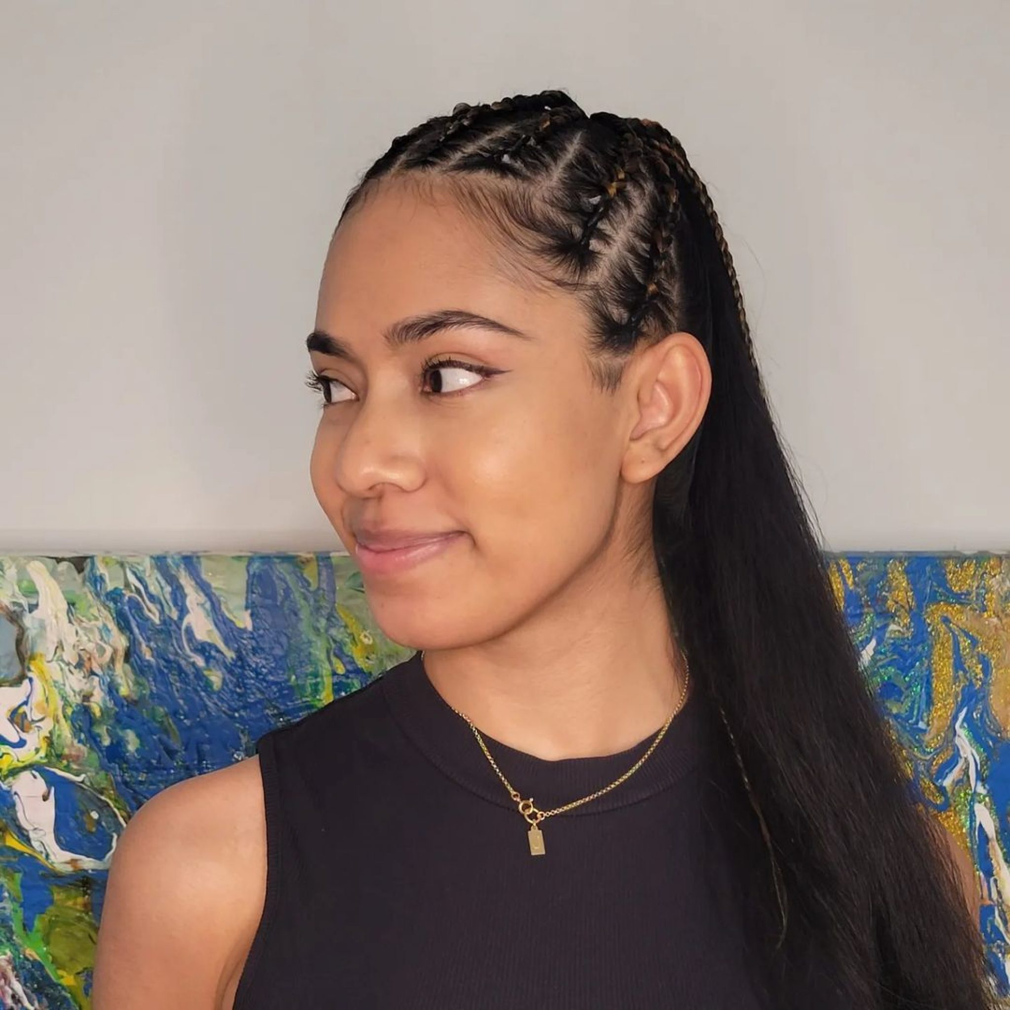 17 Fun Ways To Wear Braids In The Front On Natural Hair