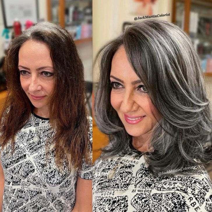 Gray Blending Is The Glamorous Way To Celebrate Your Silver Hair