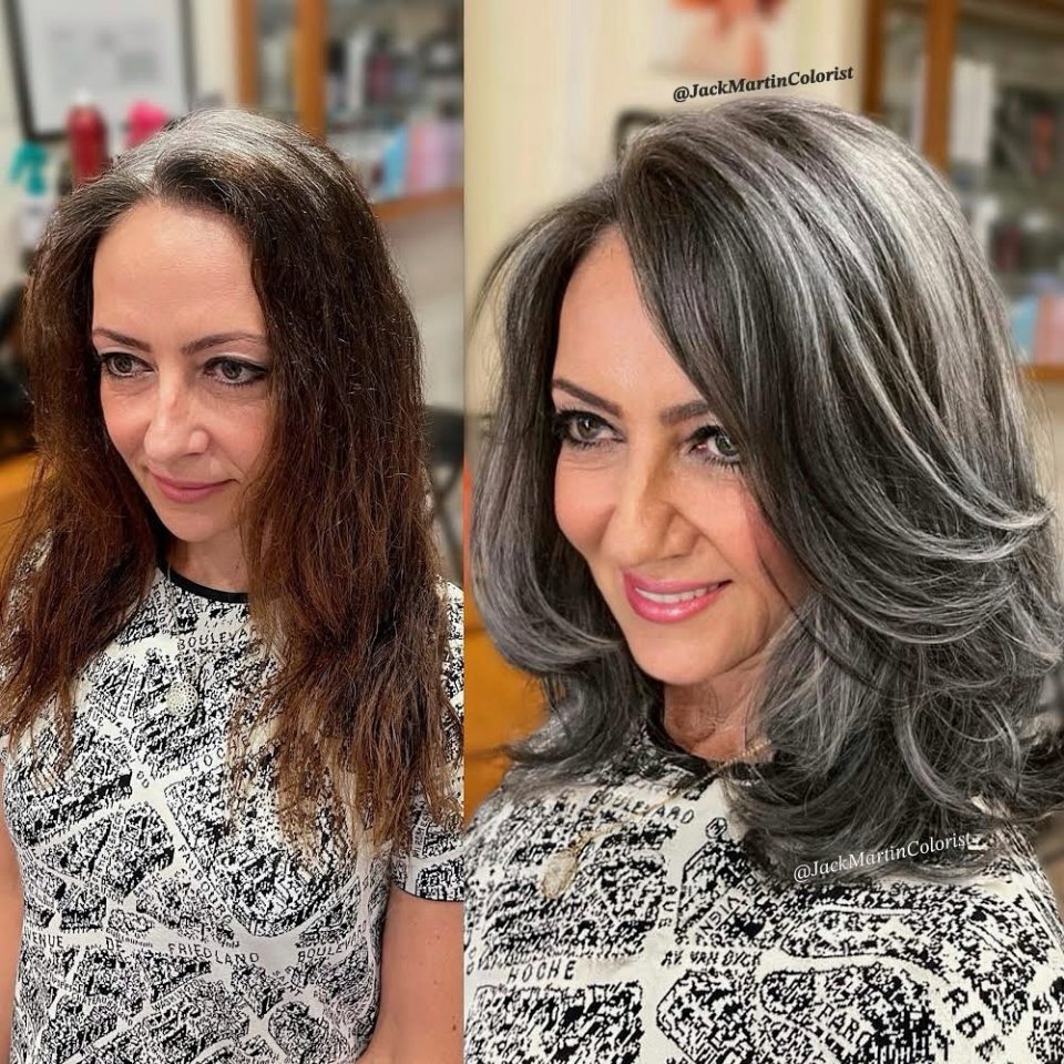 Gray Blending Is The Glamorous Way To Celebrate Your Silver Hair