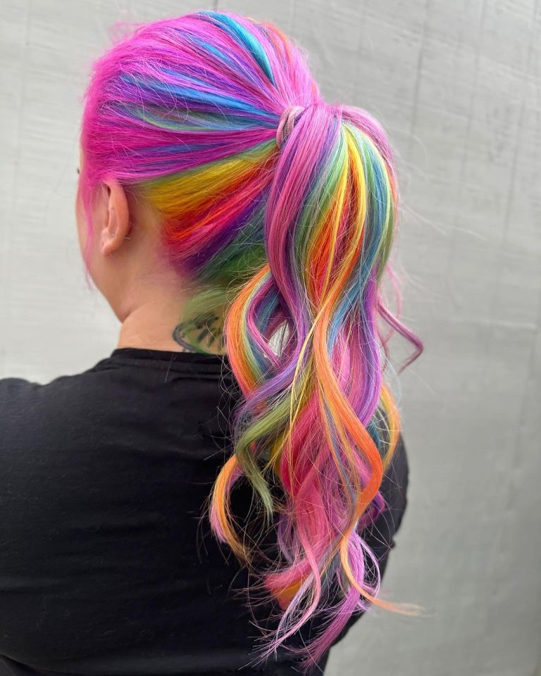 Rainbow Hair Is Here To Add A Trendy And Bold Vibe To Your Style