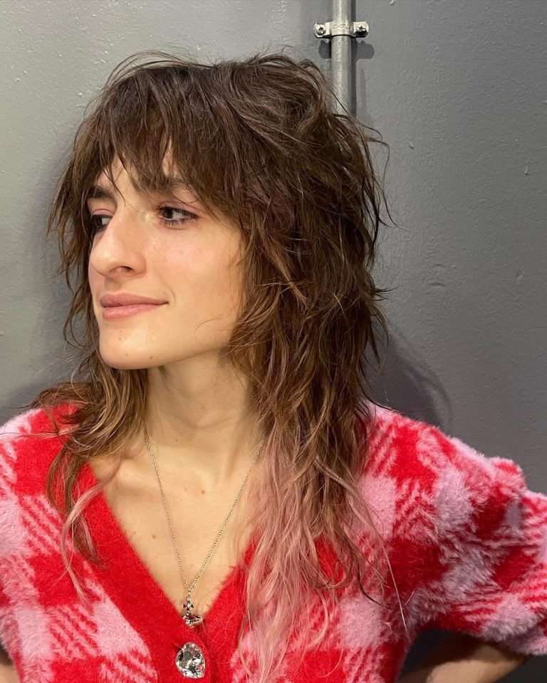 A Wavy Wolf Cut Is The Combination Of Chic And Wild You Need