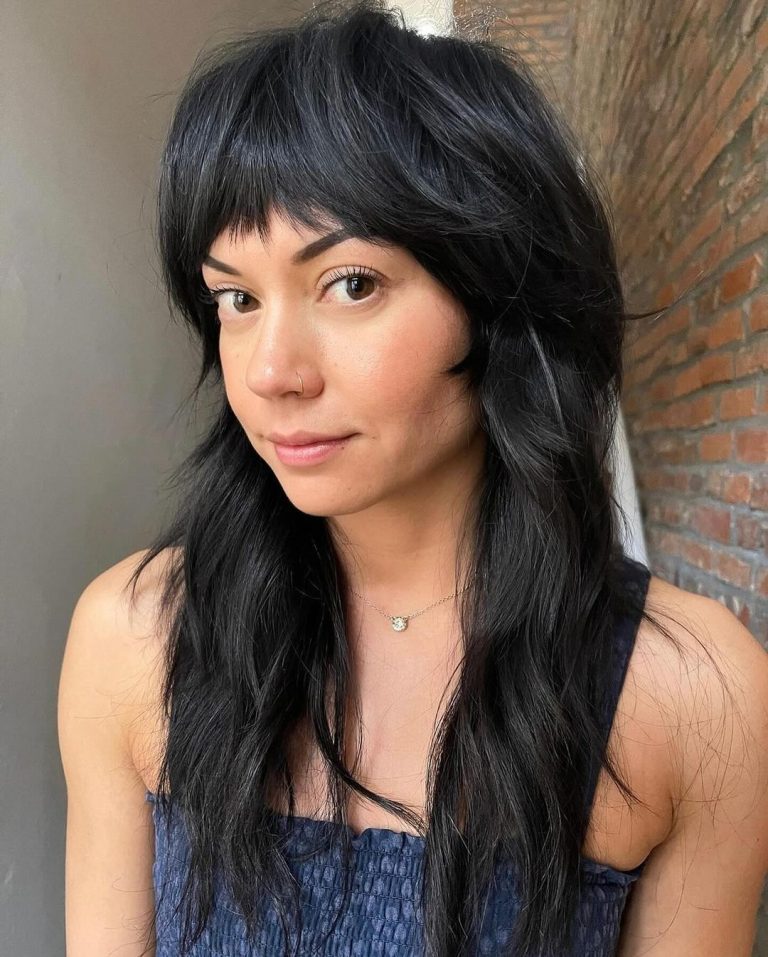 A Wavy Wolf Cut Is The Combination Of Chic And Wild You Need