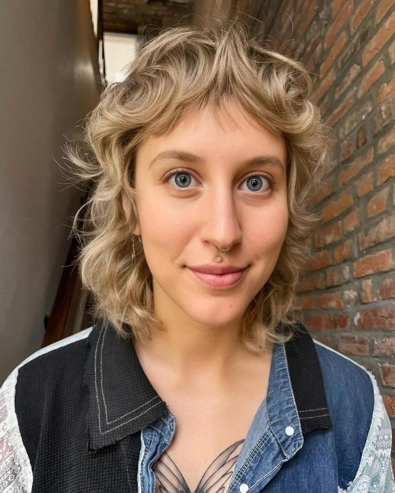 20 Trendy Ideas To Rock A Blonde Wolf Cut This Spring