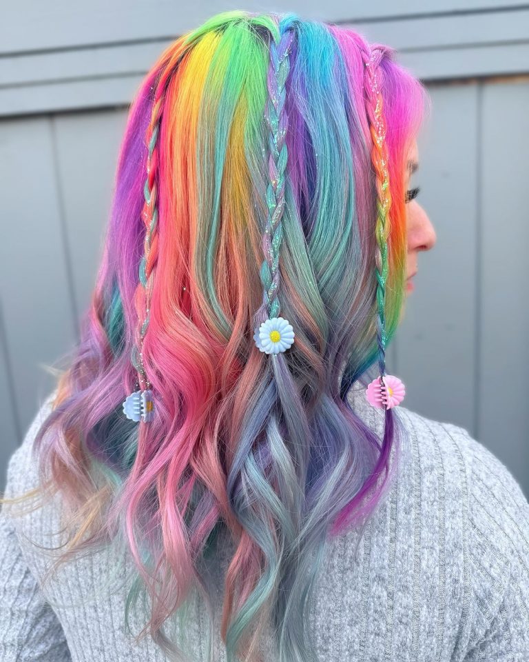 Rainbow Hair Is Here To Add A Trendy And Bold Vibe To Your Style