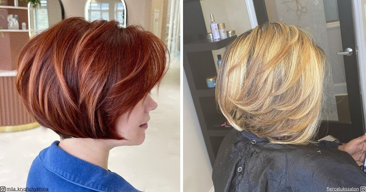 18 Best Feathered Bob Styles For A Voluminous And Feminine Look