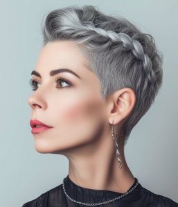 22 Edgy Short Gray Hair Ideas That Instantly Boost Youthful Vibes