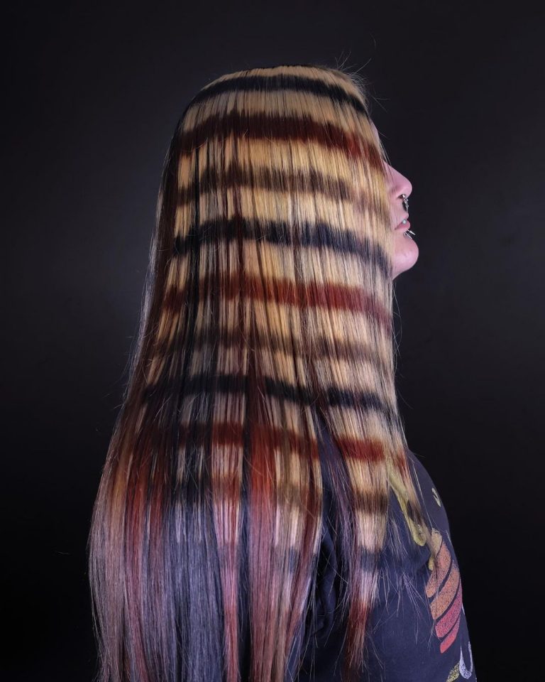 18 Calico Hair Color Ideas For A Boldest Hue Combination