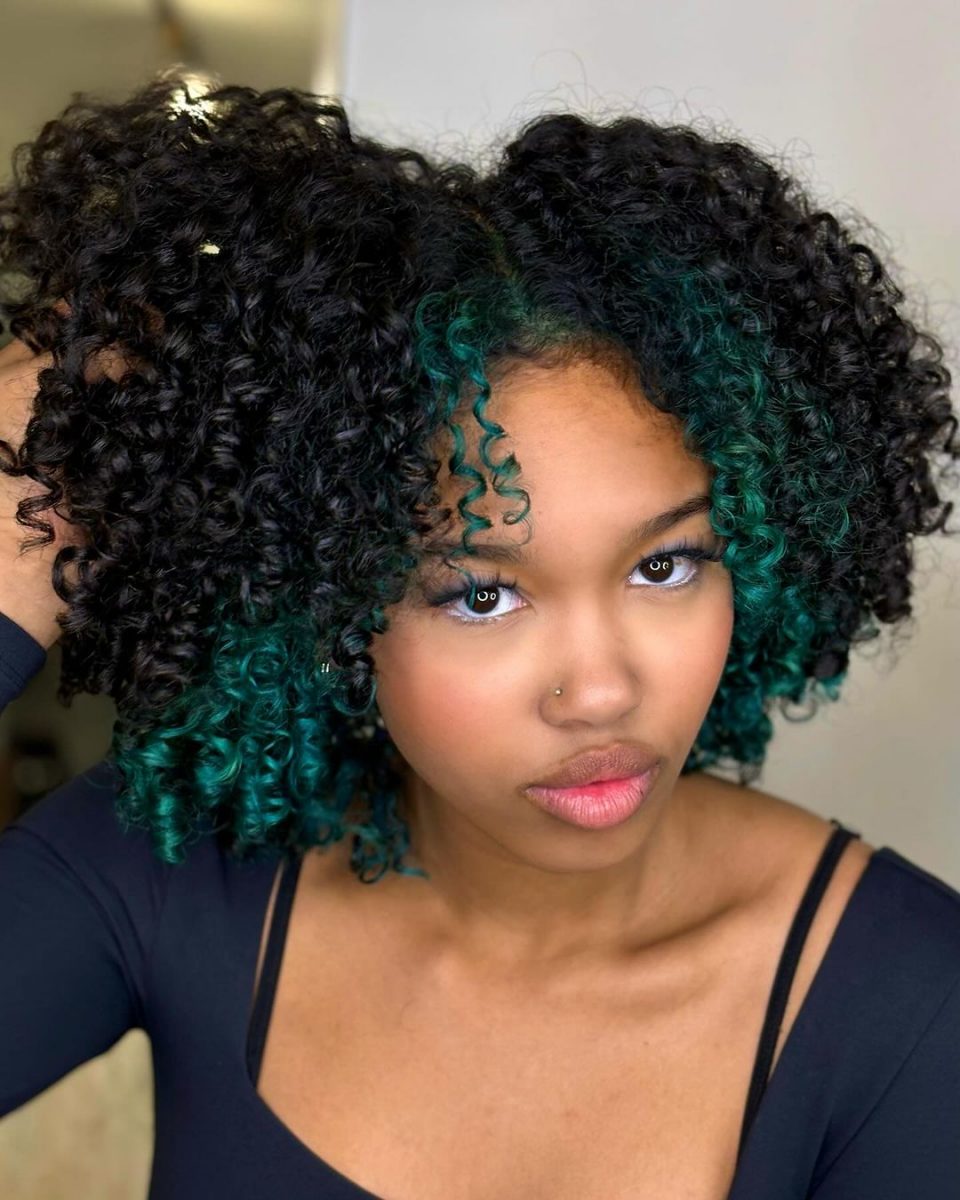 18 Money Piece Curly Hair Styles To Give Your Curls A Pop Of Color