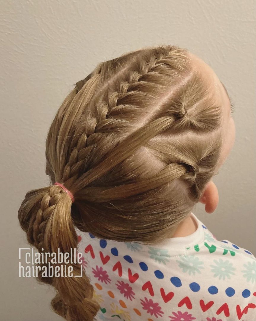 20 coiffures mignonnes et faciles pour petites filles qui dureront ...