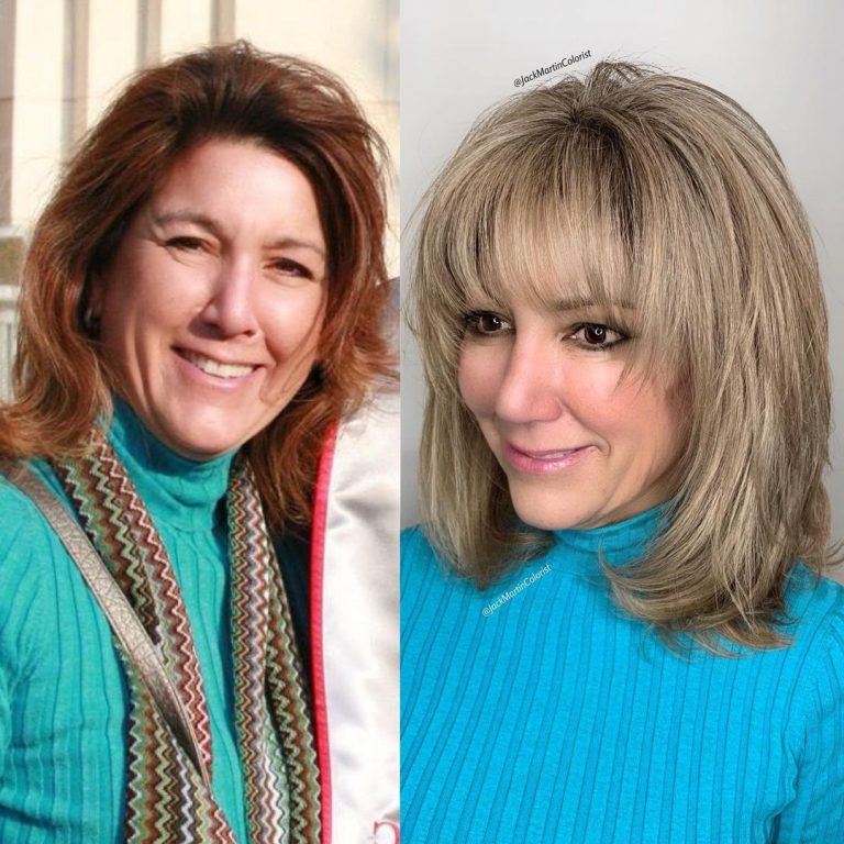 50 Best Hairstyles For Women Over 60 With Round Faces