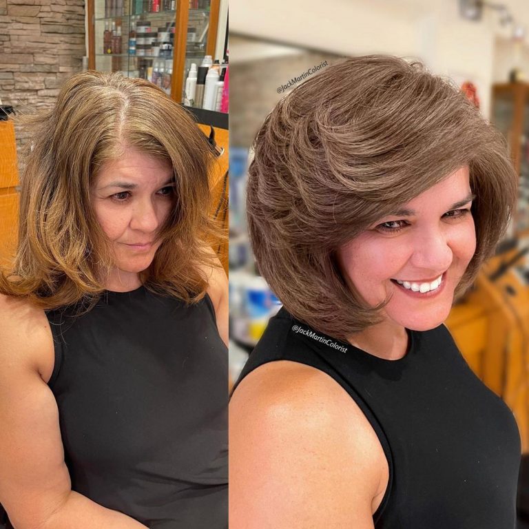 50 Best Hairstyles For Women Over 60 With Round Faces