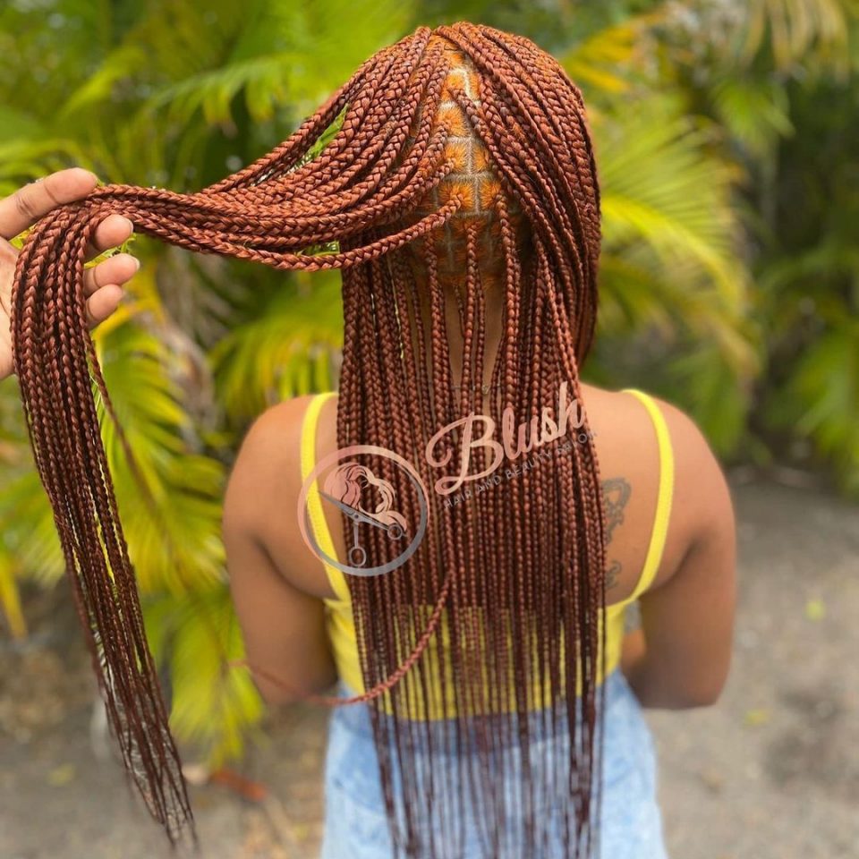 Half Cornrows Half Box Braids Are The Most Dominant Style In 2024