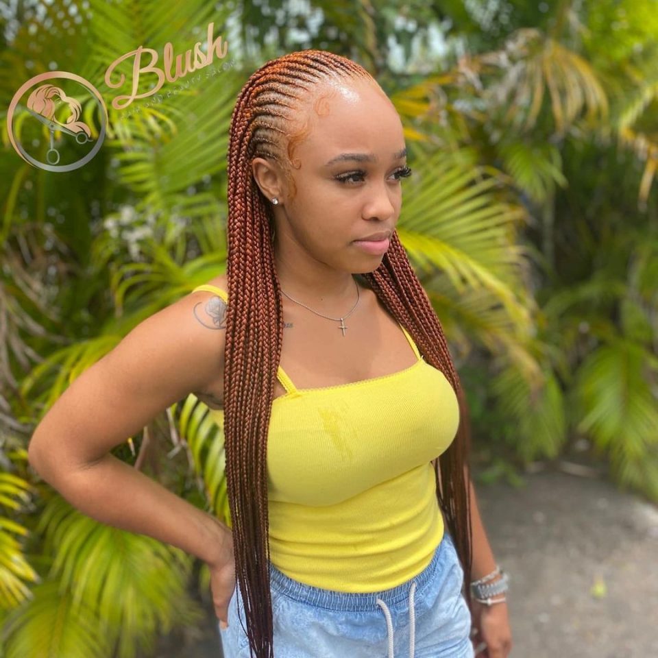 Half Cornrows Half Box Braids Are The Most Dominant Style In 2024