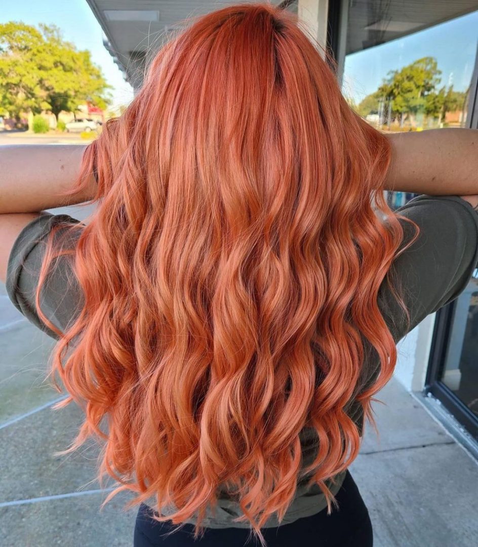 Peach Hair Is The Coolest Color Trend Of 2025