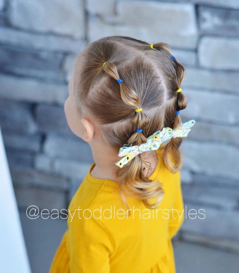 20 Most Adorable Rubber Band Hairstyles For Kids