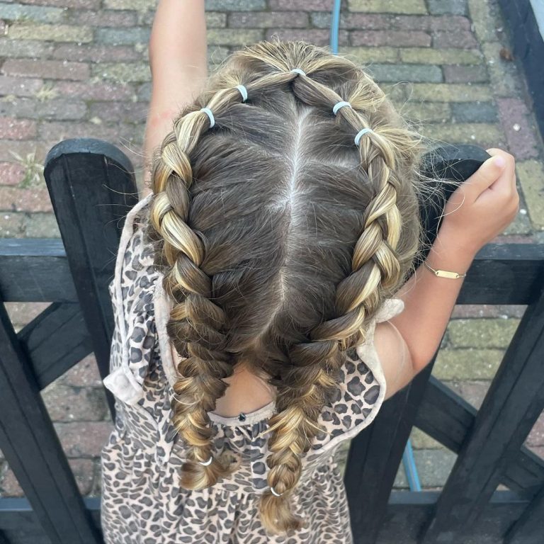 20 Most Adorable Rubber Band Hairstyles For Kids